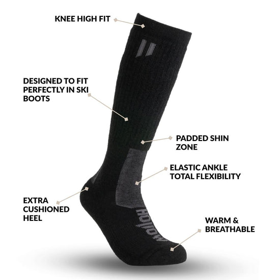 Ski Socks | Hollow Performance Alpaca Socks – Hollow Socks